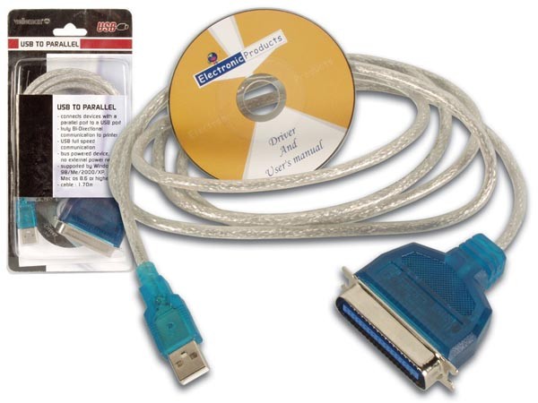 PCUSB7 CABLE USB - PARALLELE (CENTRONICS)