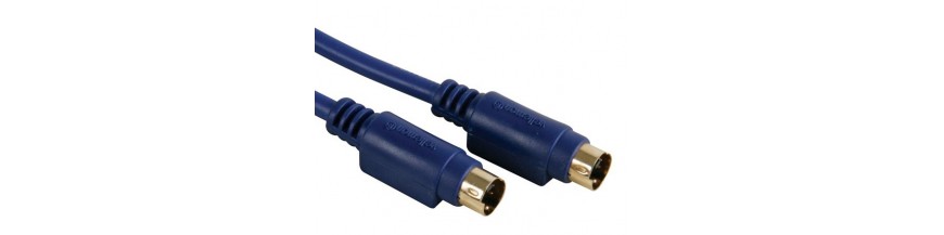 CABLE VIDEO - S-VHS MALE VERS S-VHS MALE - AG Electronique