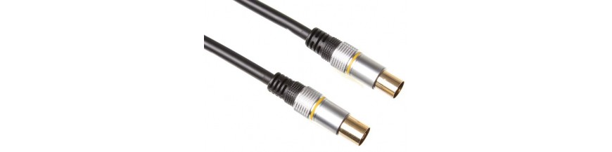 FICHE COAXIALE MALE VERS FICHE COAXIALE FEMELLE - AG Electronique